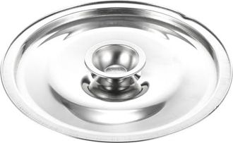 TOPBATHY Couvercle De Casserole En Acier Inoxydable 7.1 Pouces Couvercle Universel &Eacute;Tanche Anti-D&eacute;Bordement Pour Cuisine Maison Restaurant
