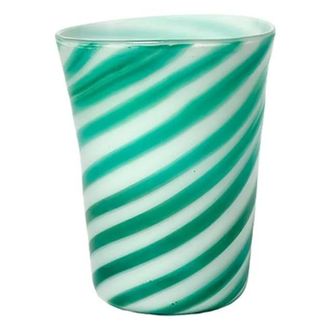BITOSSI HOME Verres en verre soufflé Bachette Verde - Set de 2 Bitossi