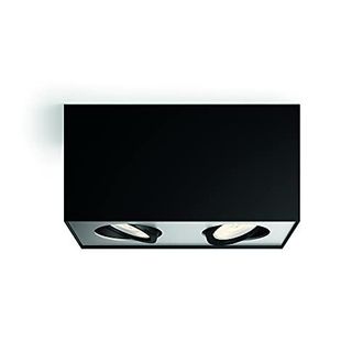 Philips myLiving Spot 5049230p0 - Spot de lumière (Surfaced Lighting Spot, 2 ampoule (s), LED, 4,5 W, 1000 lm, noir)