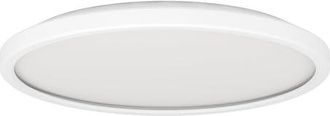 Eglo LED Deckenleuchte Testara-E, &Oslash; 30 cm, 2500 Lumen, wei&szlig;e Deckenlampe Schlafzimmer, Aufbauleuchte rund, Lampe Decke warmwei&szlig;