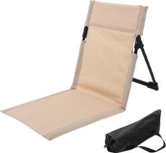 Generic Strandliege, Strandstuhl, tragbar, faltbar, wasserdicht, mit Verstellbarer R&uuml;ckenlehne, f&uuml;r Garten, Hof, Reisen, drinnen und drau&szlig;en