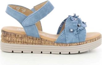 Gabor Femme, Chaussures, Bleu, Taille: 37 1/2 EU 82.704 Sandale compens&eacute;e