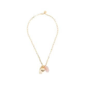 La DoubleJ Charm-detail Chain-link Necklace