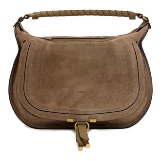 Chlo&eacute; Femme, Sacs, Brun, Taille: ONE Size Marcie Shoulder Bag