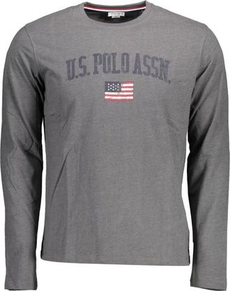 U.S.Polo Association U.s. Polo Assn., Homme, Tops, Gris, Taille: 2XL T-shirt Homme en Coton Gris