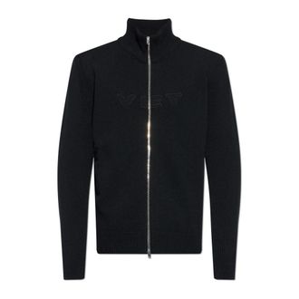 VETEMENTS Strickjacke mit Rei&szlig;verschluss - - Knitwear - Herren - Schwarzk - S