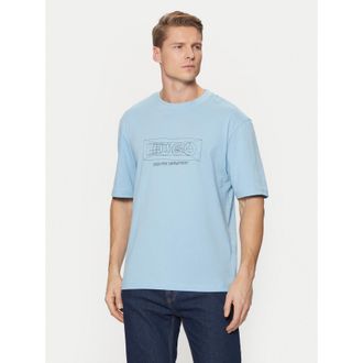 HUGO BOSS T-Shirt Nufrancos 50532095 Blau Regular Fit
