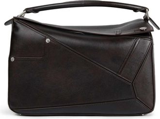 Loewe Panta Large Puzzle Bag in Shiny Calfskin