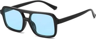 Generic Lunettes De Soleil Carr&eacute;es For Hommes Et Femmes, Id&eacute;ales For Les Activit&eacute;s Plein Air, Vacances, Trajets Domicile-travail La Conduite(Blue)