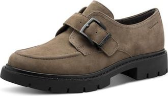 Tamaris Comfort mocassins femme ronds avec boucle, Taupe, 39 EU