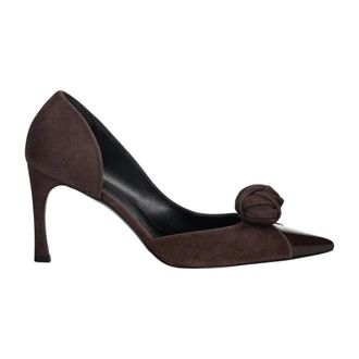 Rotate Rotate Birger Christensen - Escarpins en Daim avec - Femme - Chaussures - Brun - Taille: 38 EU