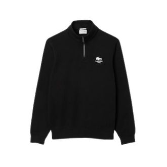 Lacoste Pullover mit Stehkragen und Rei&szlig;verschluss - - Sweatshirts & Hoodies - Herren - Schwarzk - M