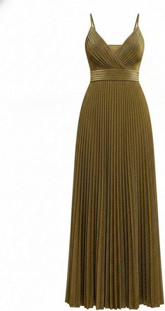 Goddiva Maxikleid Sleeveless Pleated A Line Lurex Maxi Dress Langes Kleid, Wickeloptik, &Auml;rmellos