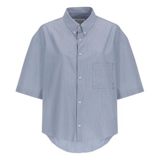 Maison Margiela Damen, Blusen & Hemden, Blau, 2XLGr&ouml;&szlig;e