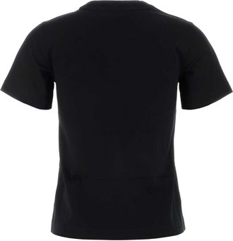 Burberry Black Exterior: Cotton T-Shirt T-shirts And Polos