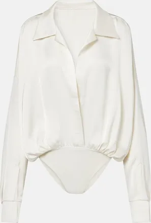 Norma Kamali Oversize-Body aus Satin