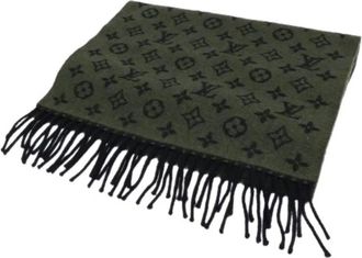 Louis Vuitton Pre-owned Toile foulards - Homme - Pre-owned - Vert - Taille: ONE Size