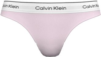 Calvin Klein Underwear Tanga THONG, Damen, Gr. XL (42), cradle pink, Webqualit&auml;t, Obermaterial: 53% Baumwolle, 35% Modal, 12% Elasthan, CALVIN KLEIN UNDERWEAR, k&ouml;rpernah, Un