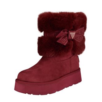 Guess Womens Denla Ankle Boot, Dunkelrot 600, 38.5 EU