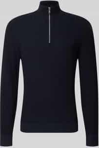 Christian Berg Strickpullover mit gerippten Abschlüssen