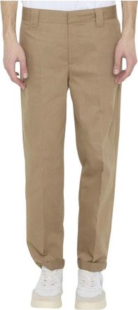 Golden Goose Homme, Pantalons, Beige, Taille: L Pantalon Pliss&eacute; Tailleur