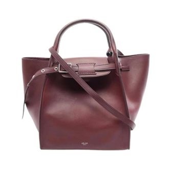 Celine Sac &agrave; main vintage doccasion - Femme - Pre-owned - Rouge - Taille: ONE Size