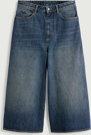 SOEUR BERMUDA JOYCE DENIM BLEU D&Eacute;LAV&Eacute;