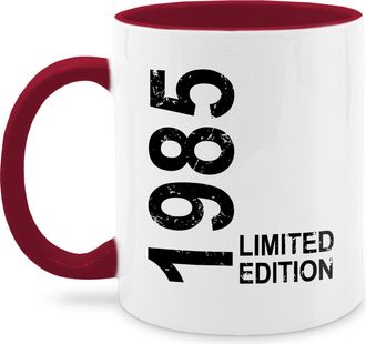 Shirtracer Tasse Tassen 325ml - Limited Edition 1985 I 40ster Geburtstag Geschenk 40. Geburtstag Geschenk 40 I zum 40. I Vierzigster I 40er I 40ger I 40th Birthd