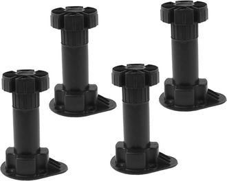 DOITOOL 4st&uuml;cke Verstellbare M&ouml;belst&uuml;tzbein Teetischbein Schrankf&uuml;&szlig;e Aus Kunststoff rutschfest F&uuml;r M&ouml;bel