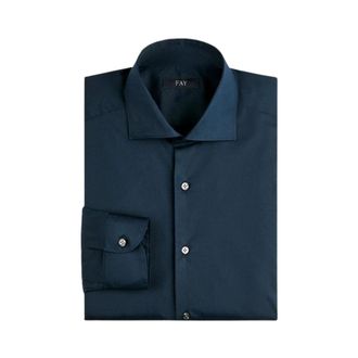Fay Regular Fit Hemd - - Shirts - Herren - Blau - M