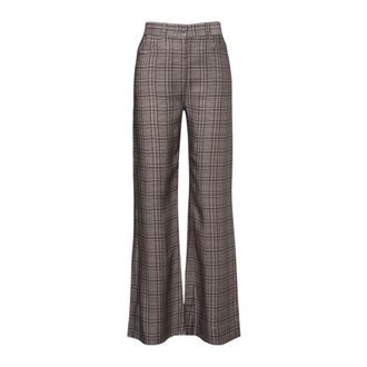 Acne Studios Pantalon Tailleur &agrave; Carreaux - Femme - Pantalons - Brun - Taille: 36 FR
