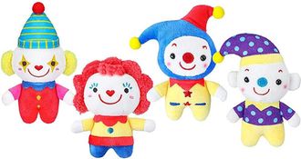 Beaupretty 4st&uuml;cke Schl&uuml;sselanh&auml;nger Clown Pl&uuml;sch Anh&auml;nger F&uuml;r Tasche Schl&uuml;ssel Kette Stofftier S&uuml;&szlig;es Puppen Anh&auml;nger Und Praktisch Zum Mitnehmen