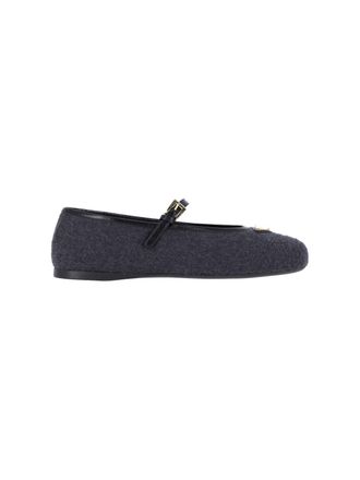 Prada Logo Ballerinas