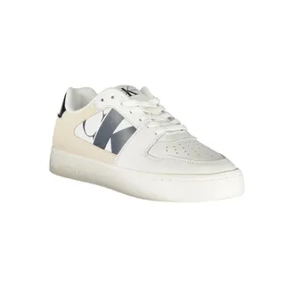 Calvin Klein Logo-Detailed Colour-Block Sneaker - White