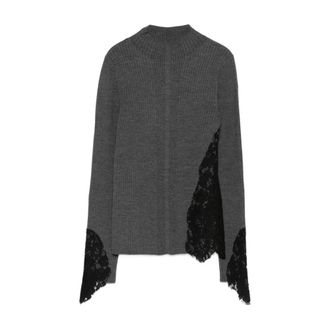 Pinko Grauer Pullover | Gem&uuml;tliche Strickwaren - - Knitwear - Damen - Grau - M