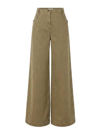 Max Mara Casual Hose - Hellbraun