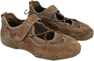 Generic NYSBH Ballerines plates pour femme Chaussures de sport &agrave; fond souple Polyvalentes Sandales &agrave; talon plat Adulte Femme, marron, 39.5 EU