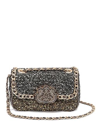 Isla sac porté épaule à détail de chaîne - Noir