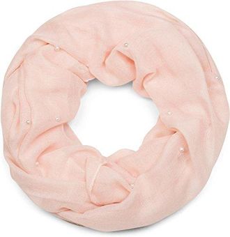 styleBREAKER &Eacute;charpe l&eacute;g&egrave;re unie d&eacute;cor&eacute; de perles, foulard, ch&acirc;le, femmes 01016168, couleur:Rose