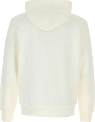 Polo Ralph Lauren Logo-Embroidered Cotton Blend Hoodie - White