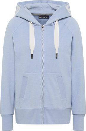 Elbsand Kelina Damen Sweatjacke mit Kapuze, Zip-Jacke, Rei&szlig;verschluss, Regular Fit