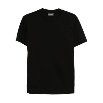 Emporio Armani Homme, Tops, Noir, Taille: 2XL T-shirt &agrave; col rond