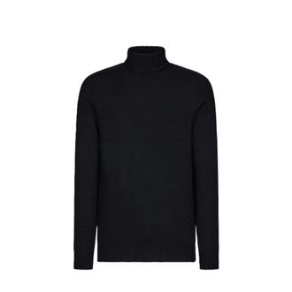 Dondup Woll-Rollkragenpullover - - Knitwear - Herren - Blau - L