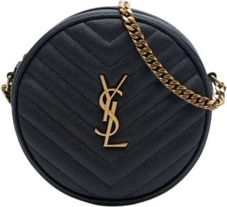 Saint Laurent Sac bandouli&egrave;re matelass&eacute; Pre-owned - Femme - Pre-owned - Noir - Taille: ONE Size
