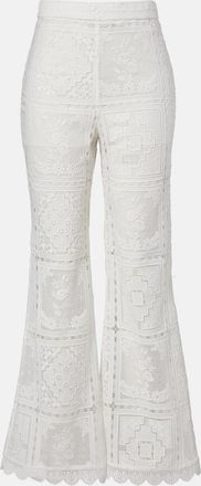 Zimmermann Pantalon &eacute;vas&eacute; en dentelle
