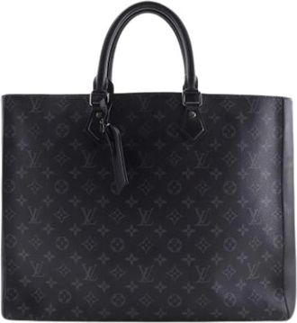 Louis Vuitton unisex, Pre-owned, Noir, Taille: ONE Size Sac tote Pre-owned en toile Monogram