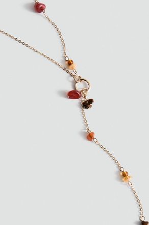 Mango Collier pendentifs perles or - Femme - Taille unique - MANGO