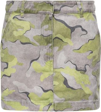 Pinko Pinko, Femme, Jupes, Multicolore, Taille: 38 FR Annata Gonna Bull Stampa