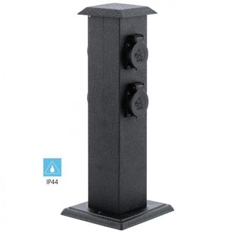 Eglo Eglo - S&Auml;ule f&uuml;r den au&szlig;enpark 4 mit dieser farbigen schwarzen h&Ouml;he 40 cm 93426