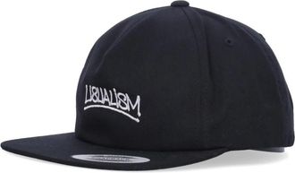 Usual Flat Visor Cap mit Logo - - Accessories - Herren - Schwarzk - ONE SIZE